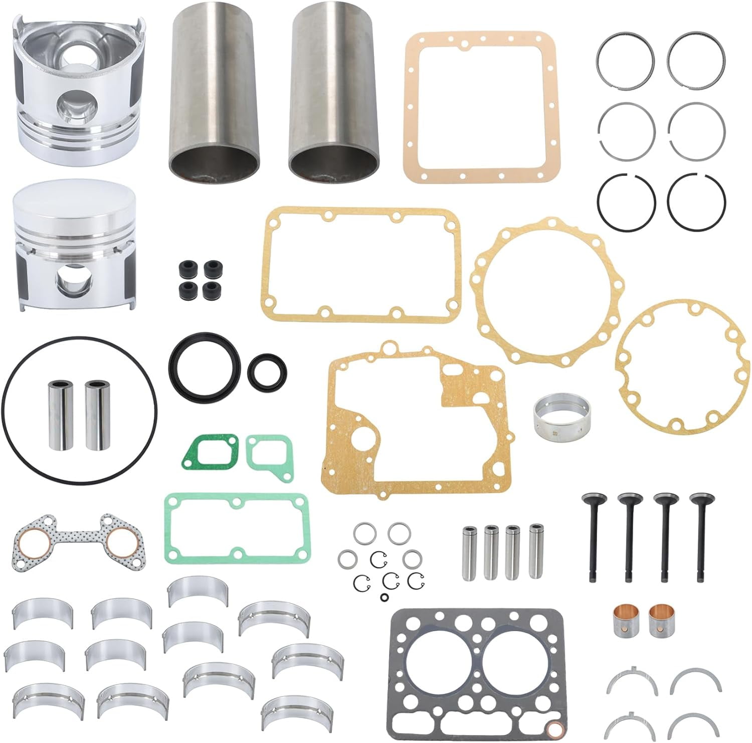 labwork Overhaul Repair Kit Replacement for Kubota Z500 ZB500 Engine ...