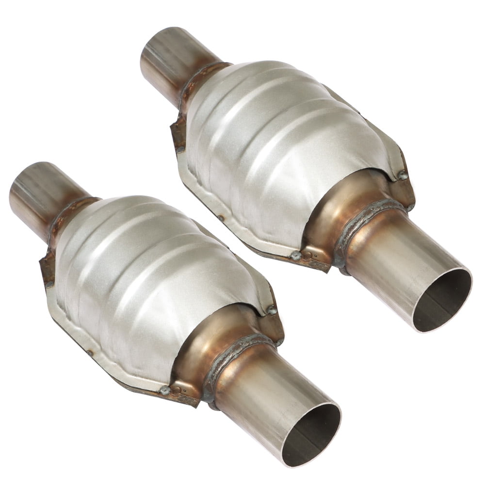 labwork Pair of 2" Inlet/Outlet Catalytic Converter Weld-on Universal ...