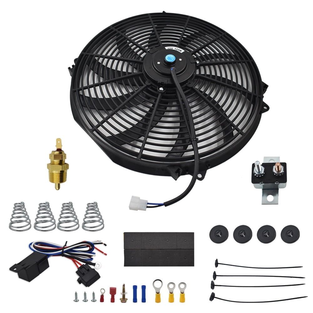 labwork Radiator Fan Reversible Electric Cooling Fan with Installation ...