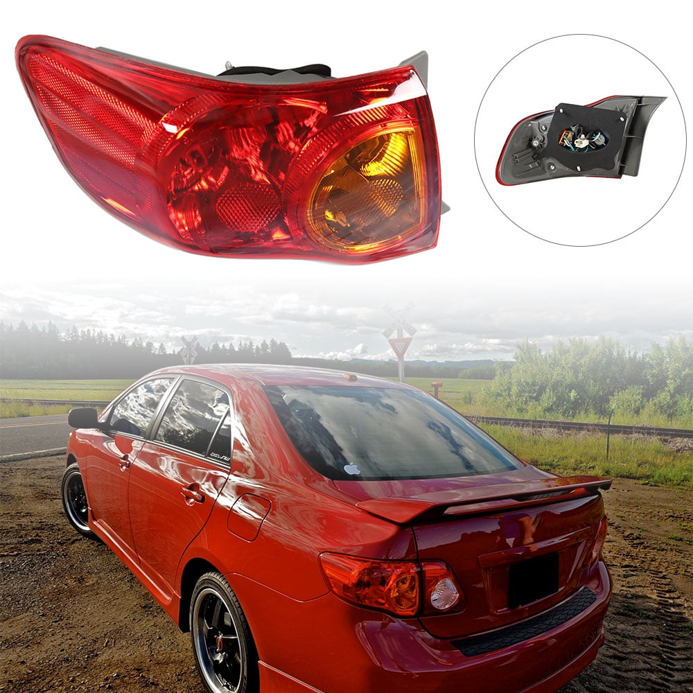 labwork Rear Brake Light Red Tail Light Cover Replacement for 2009 2010 ...