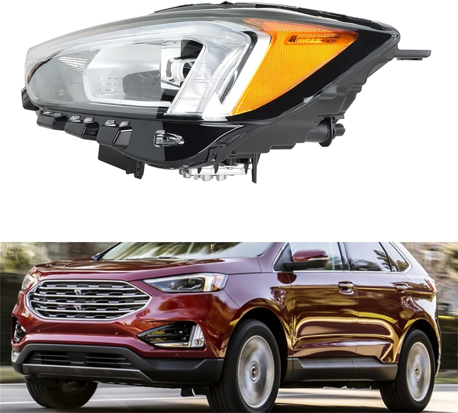 labwork Replacement for 2019 2020 2021 Ford Edge Headlamp Driver Left ...