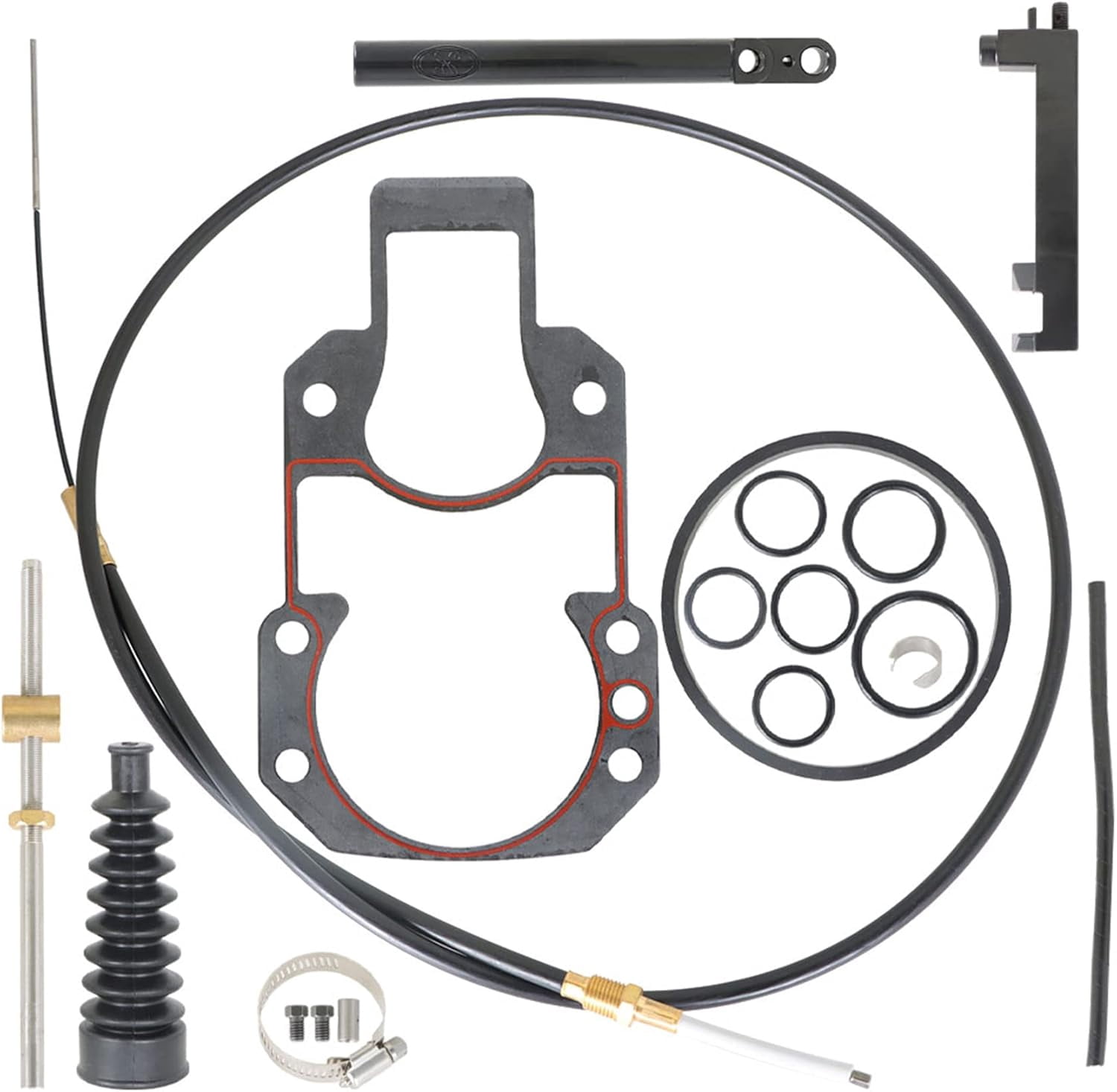 labwork Shift Cable Gasket Kit Replacement for GLM 21450 Mercury ...