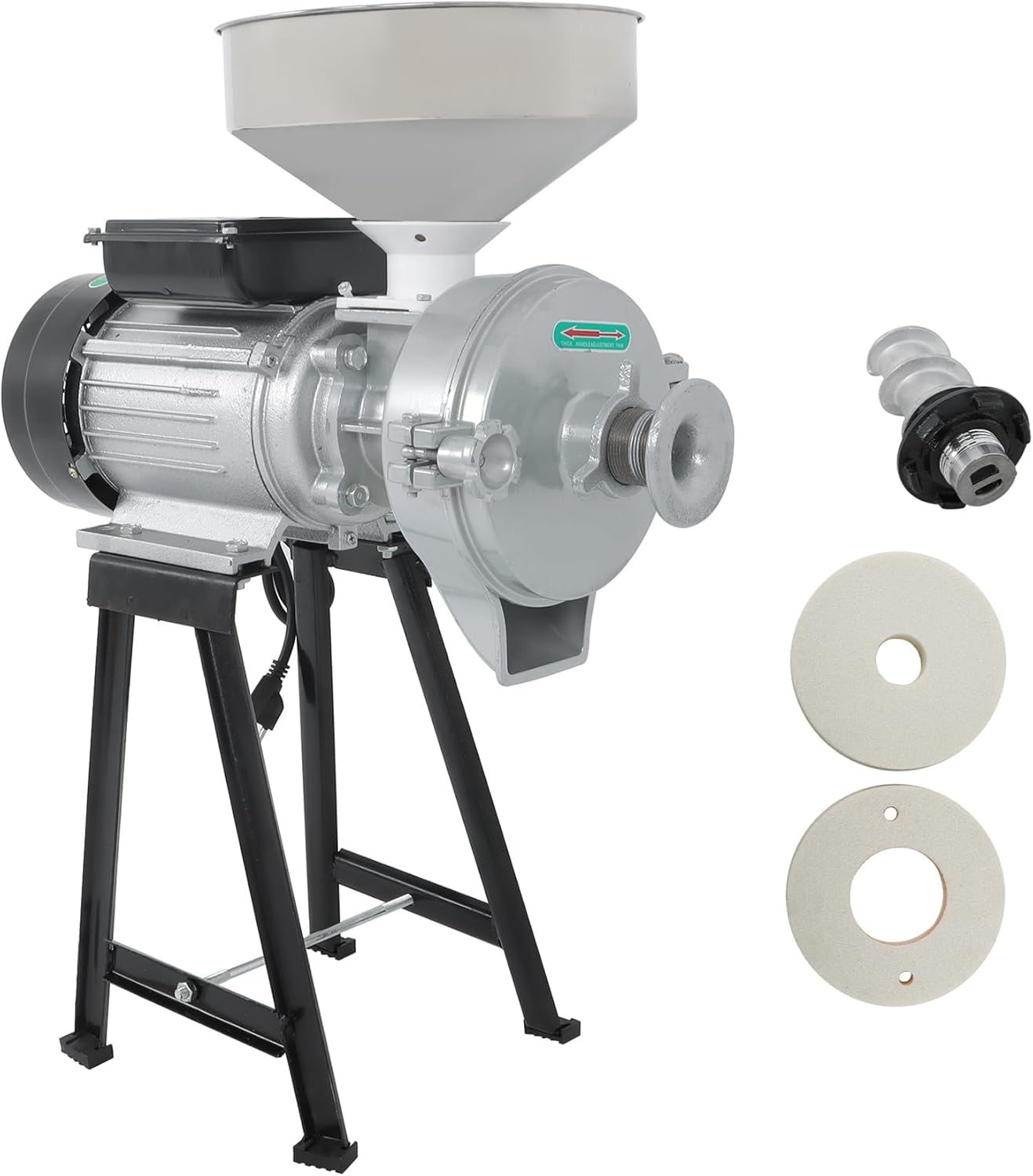 labwork Wet & Dry Electric Grinder Grain Mill 3000W 110V Coffee Feed ...