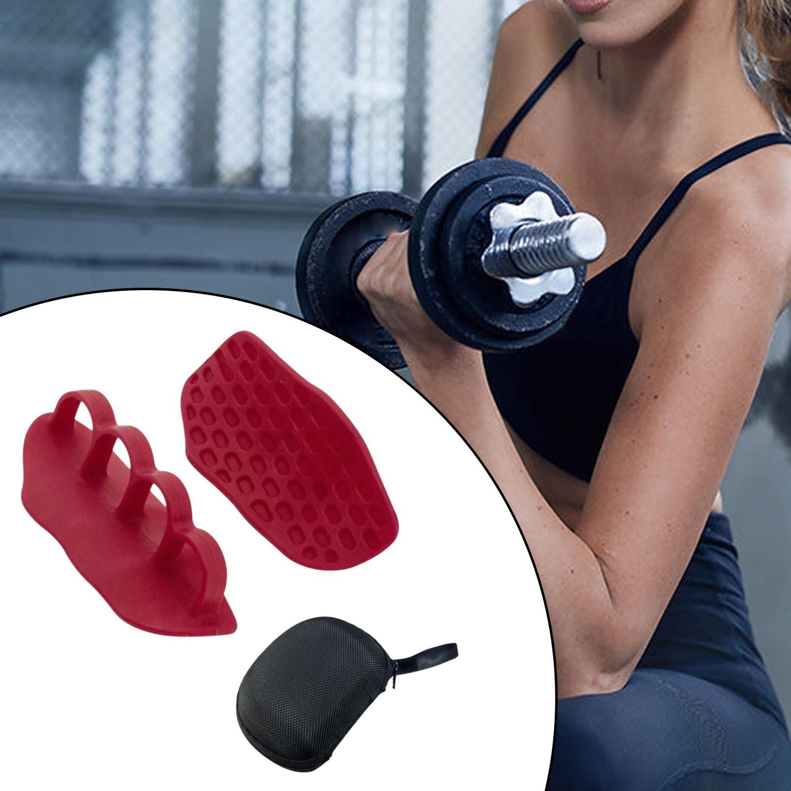 lacooooppia 1 Pair Gym Grips for Weightlifting Exercise Grips Flexible ...