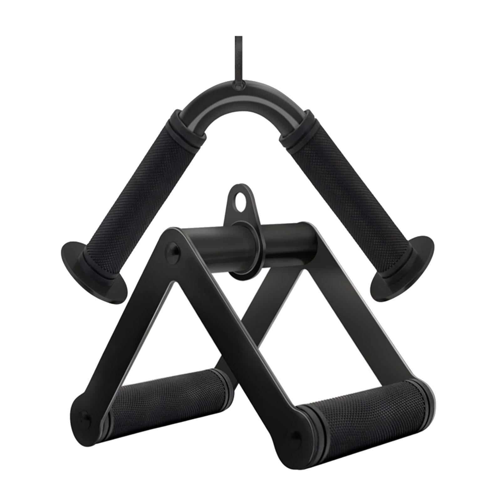 lacooooppia 2 Pieces Cable Machine Attachment V Bar Double D Row Handle ...