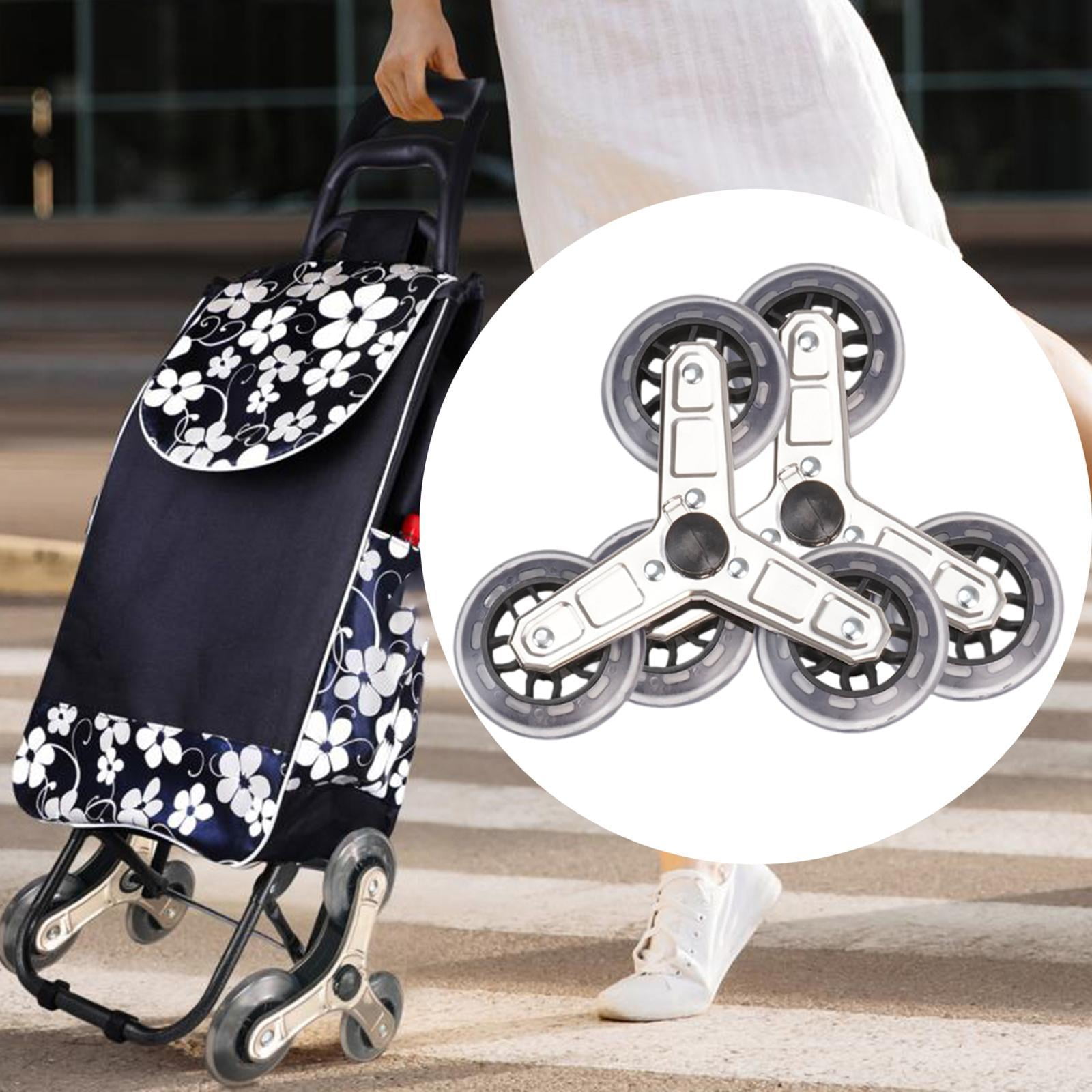 lacooooppia 2PCs Trolley Triangular Wheels Staircase Climbing Wheels ...