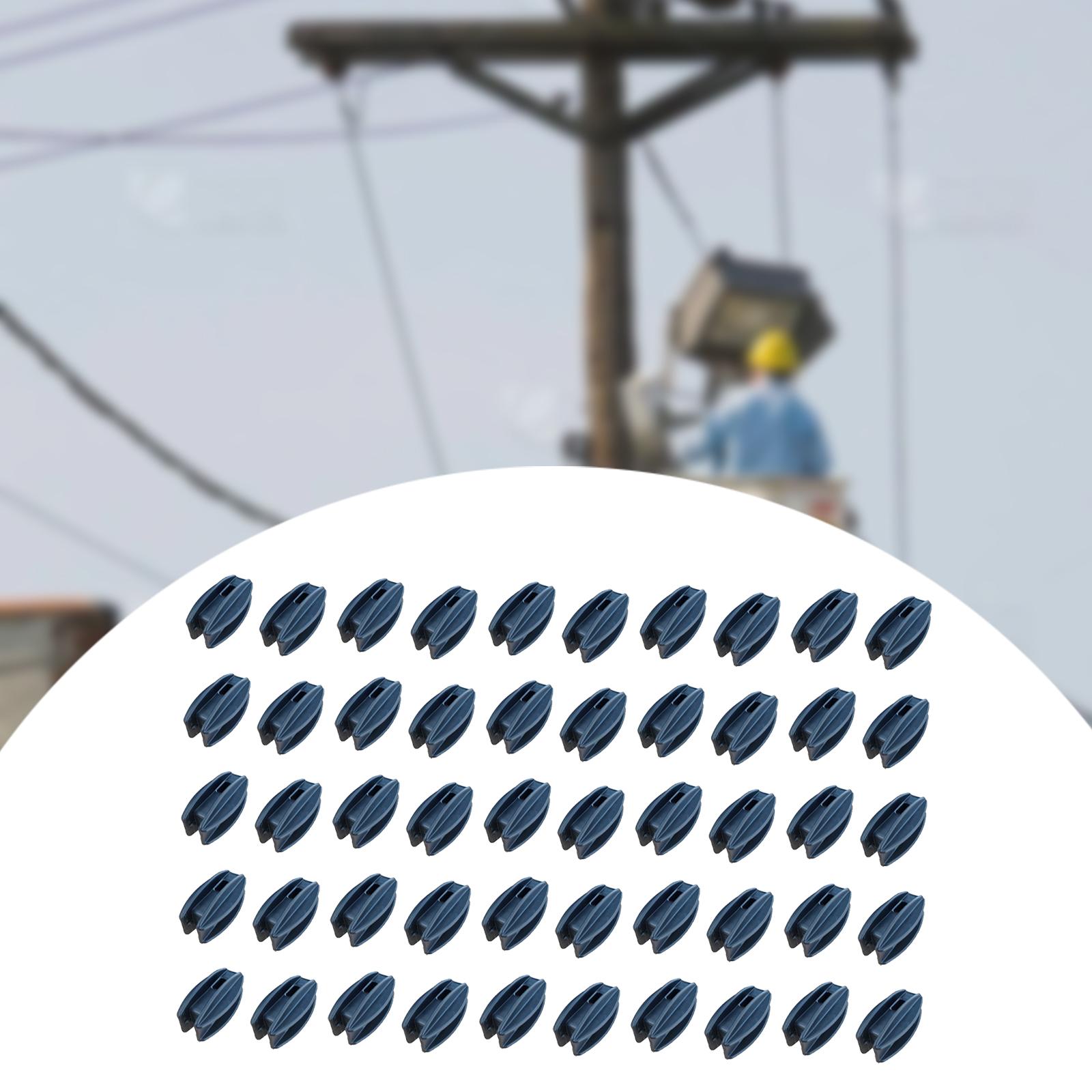 lacooooppia 50Pcs Electric Fence Insulator High Voltages Grid Square ...