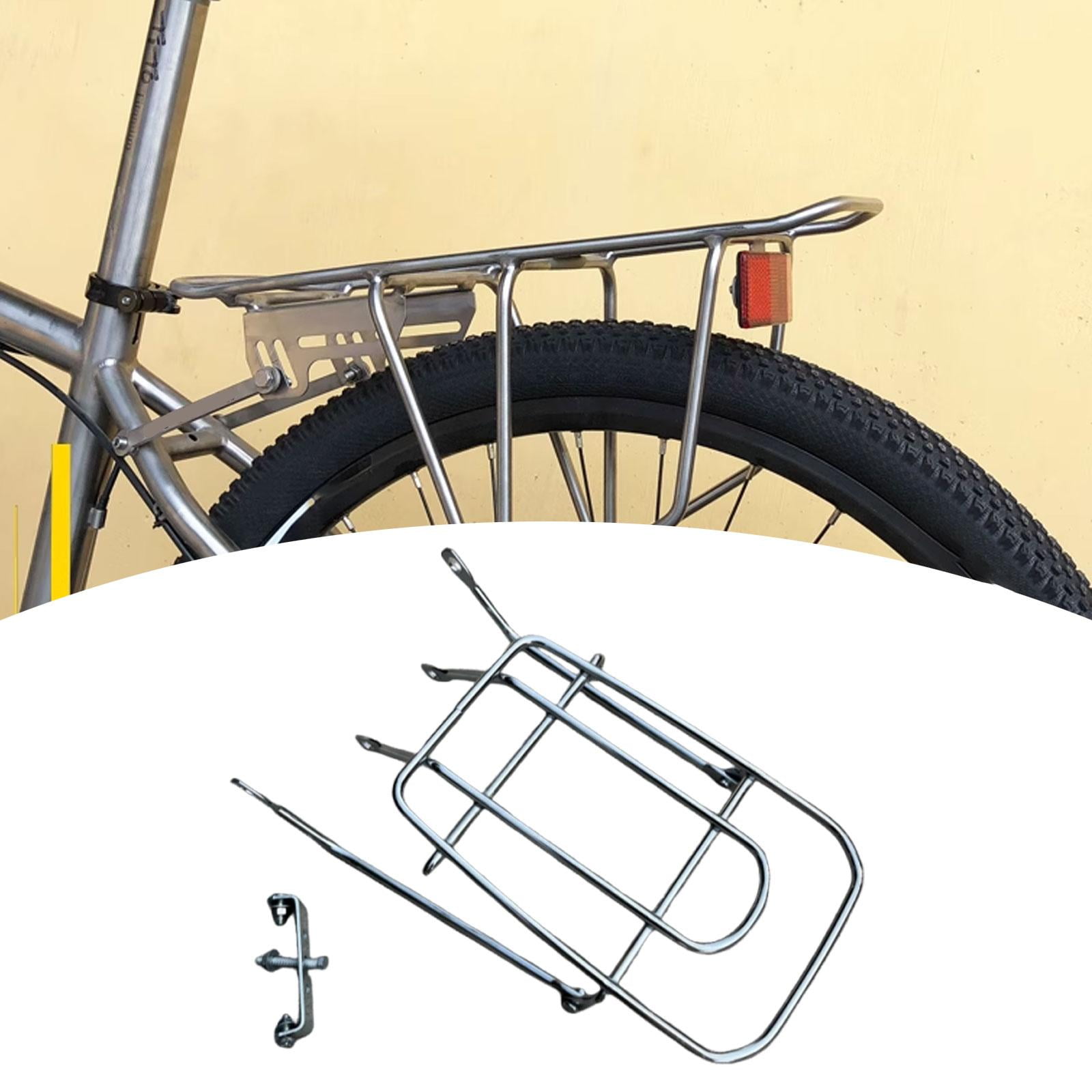 lacooooppia Bike Rear Rack Bike Cargo Carrier for Back of Bikes, Riding ...