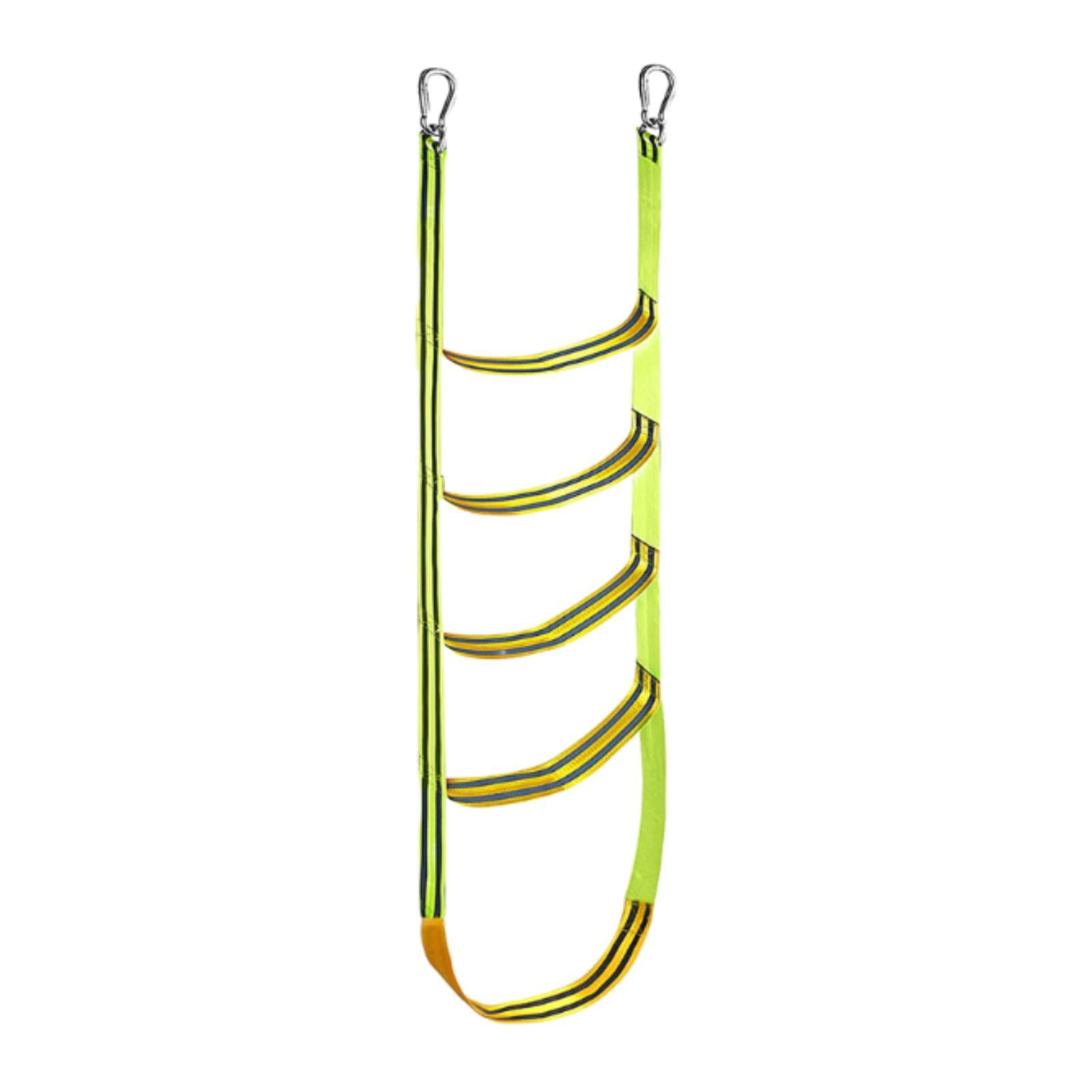 lacooooppia Boat Rope Ladder Climbing Ladder Portable with Reflective ...