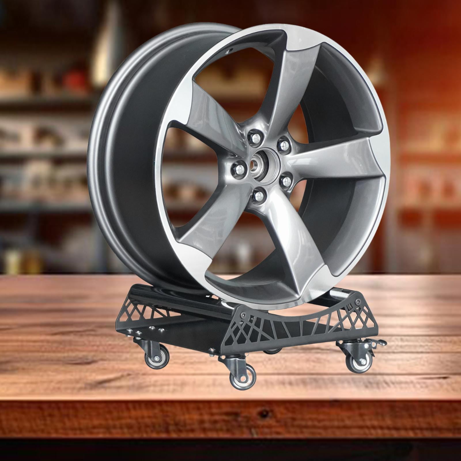 lacooooppia Car Tire Display Rack,Garage Wheel Rim Holder for ...