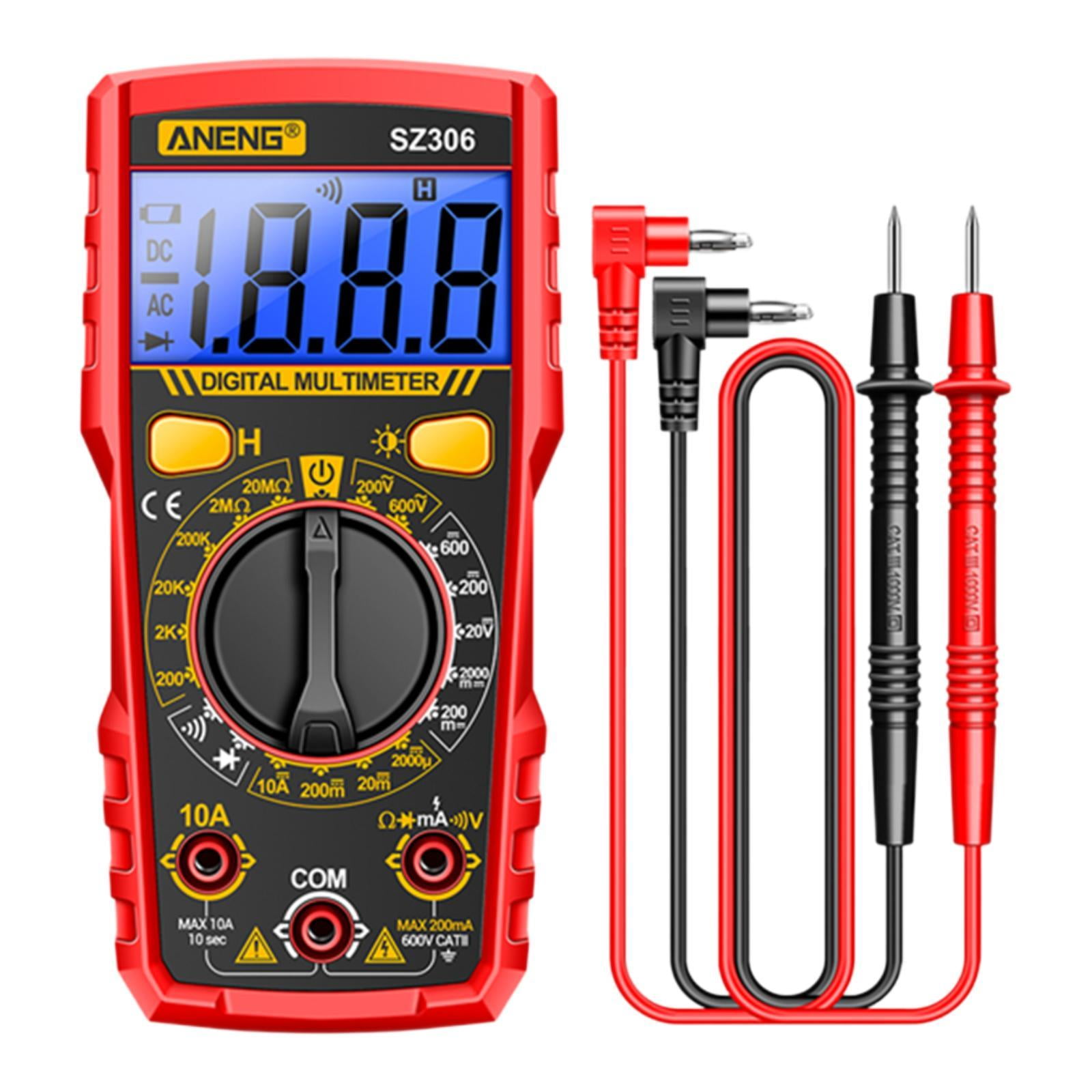 lacooooppia Digital Multimeter Data Hold Handheld Accurate Smart Tester ...