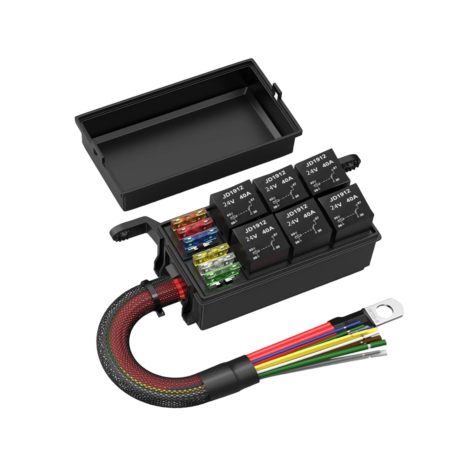 lacooooppia Generic Relay Box Atc Fuse Relay Block Universal Relay Fuse ...