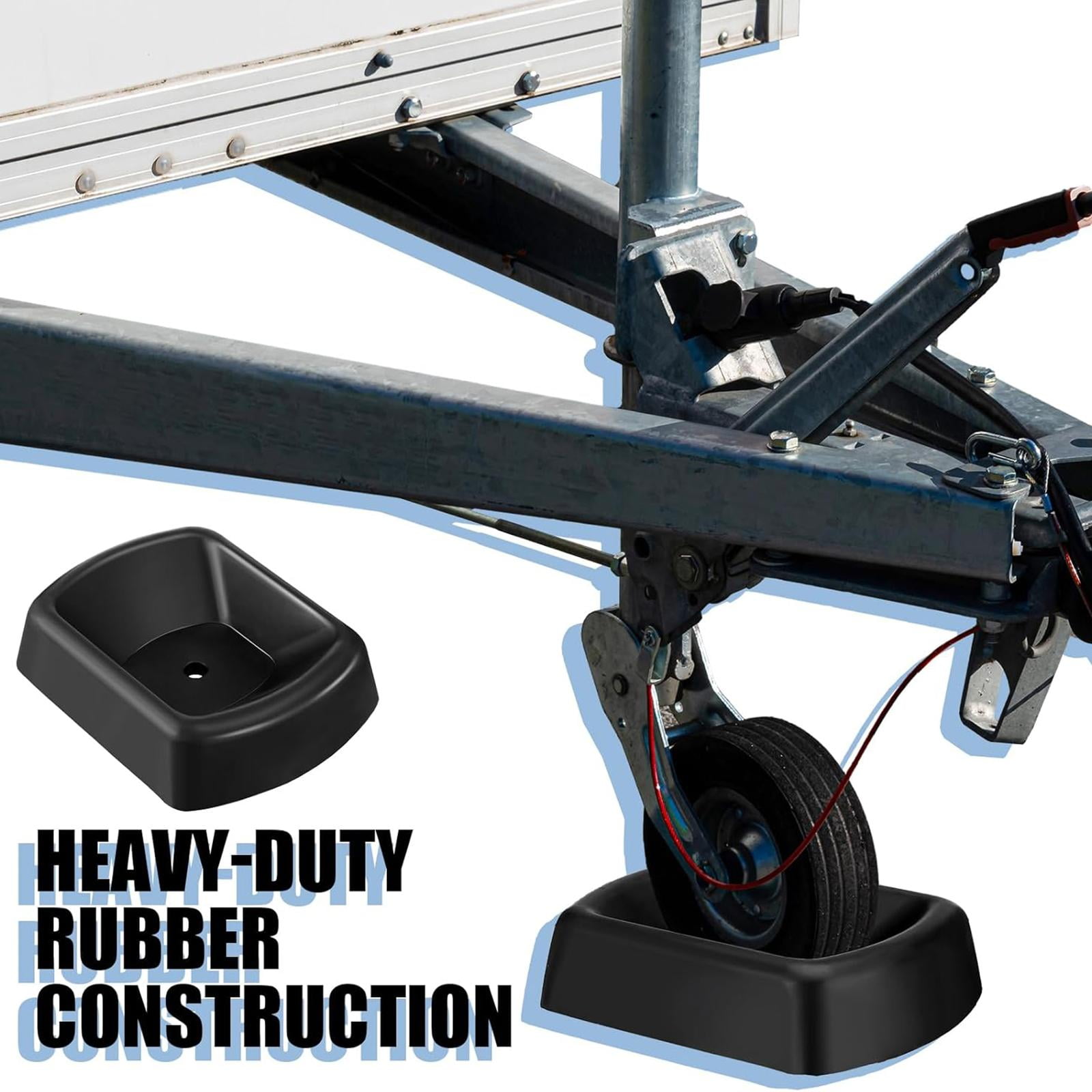 lacooooppia Jack Wheel Chock Jack Caster Wheel Dock Heavy Duty Stable ...