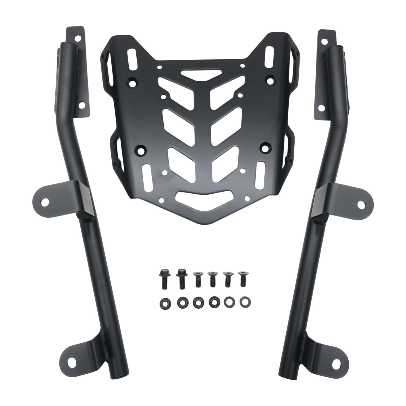 lacooooppia Motorcycle Rear Luggage Rack Cargo Shelf Sturdy Detachable ...