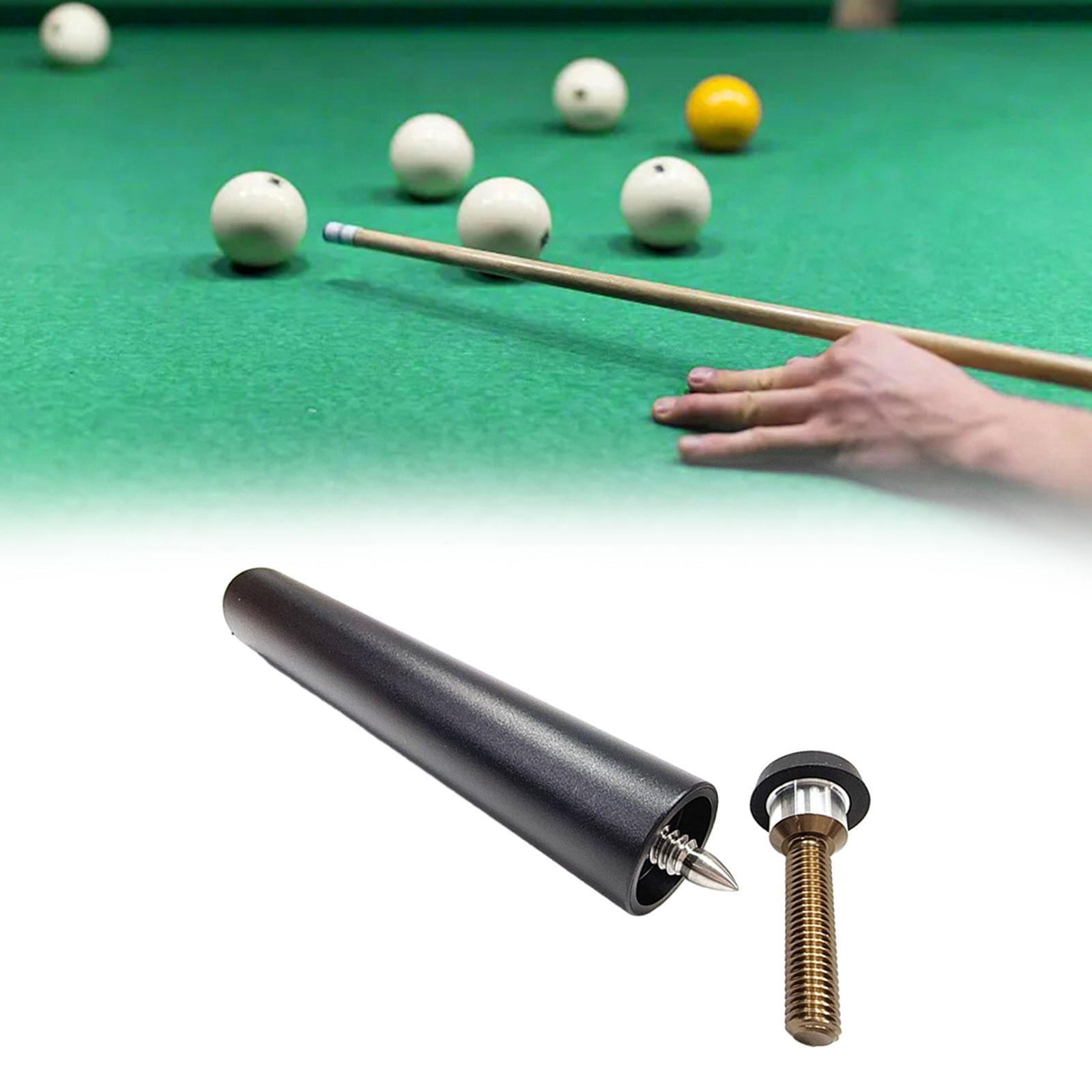 lacooooppia Pool Cue Extender Billiard Snooker Cue Extension 20 cm Long ...