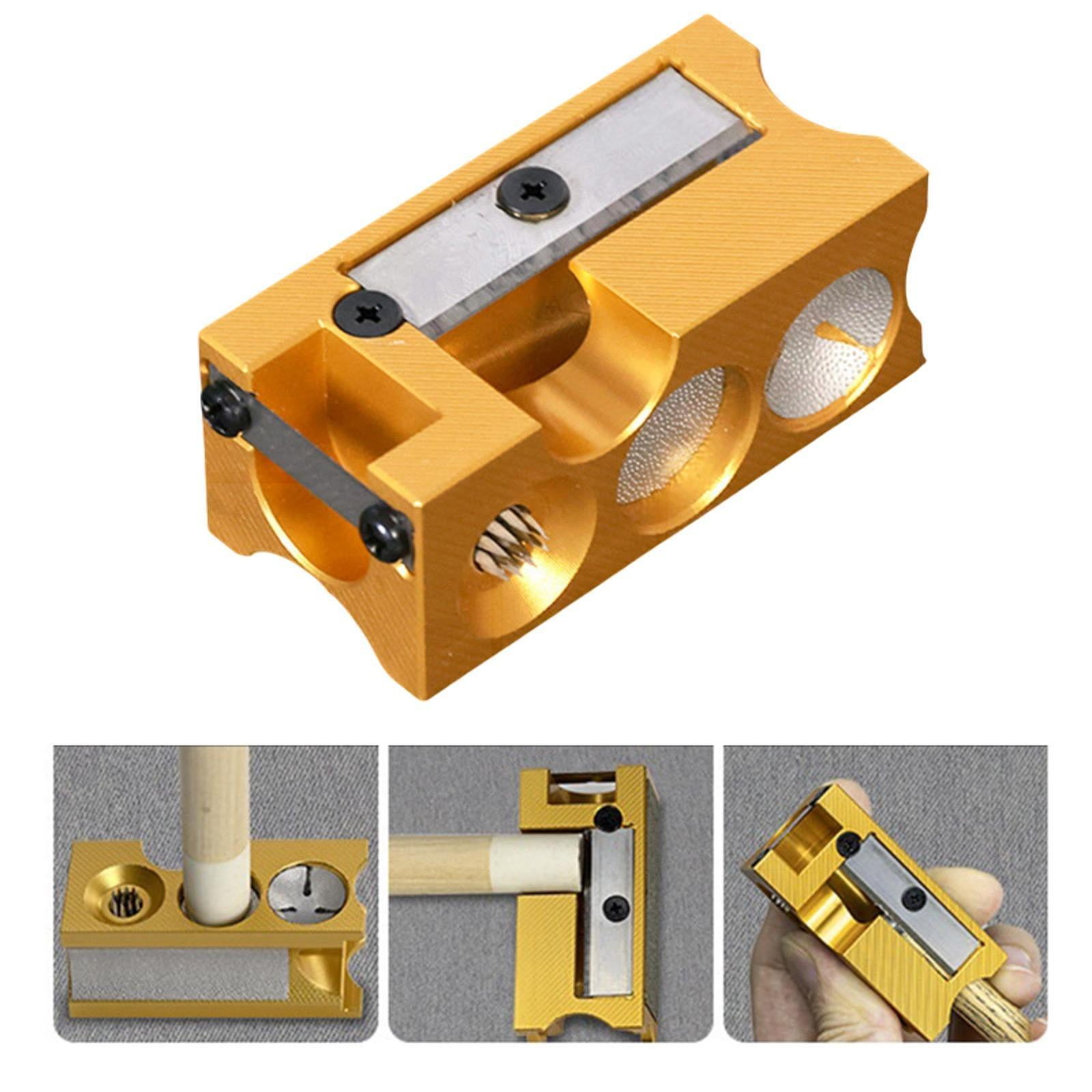 lacooooppia Pool Cue Tip Repair Tool 10 in 1 Burnisher Multifunctional Repairer Cue Tip Shaper ...