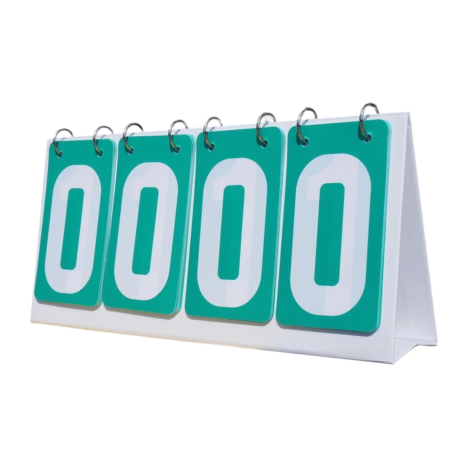 lacooooppia Sports Scoreboard Flip Score Board Waterproof 4 Digits ...
