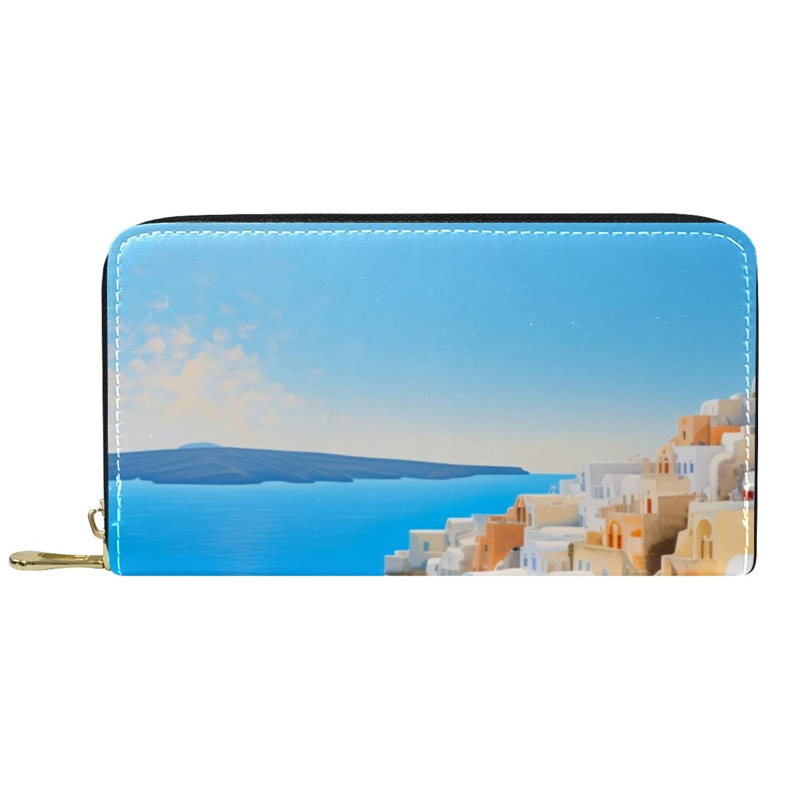 ladies Leather large wallets with Zippeor for women And Girls,Beach ...