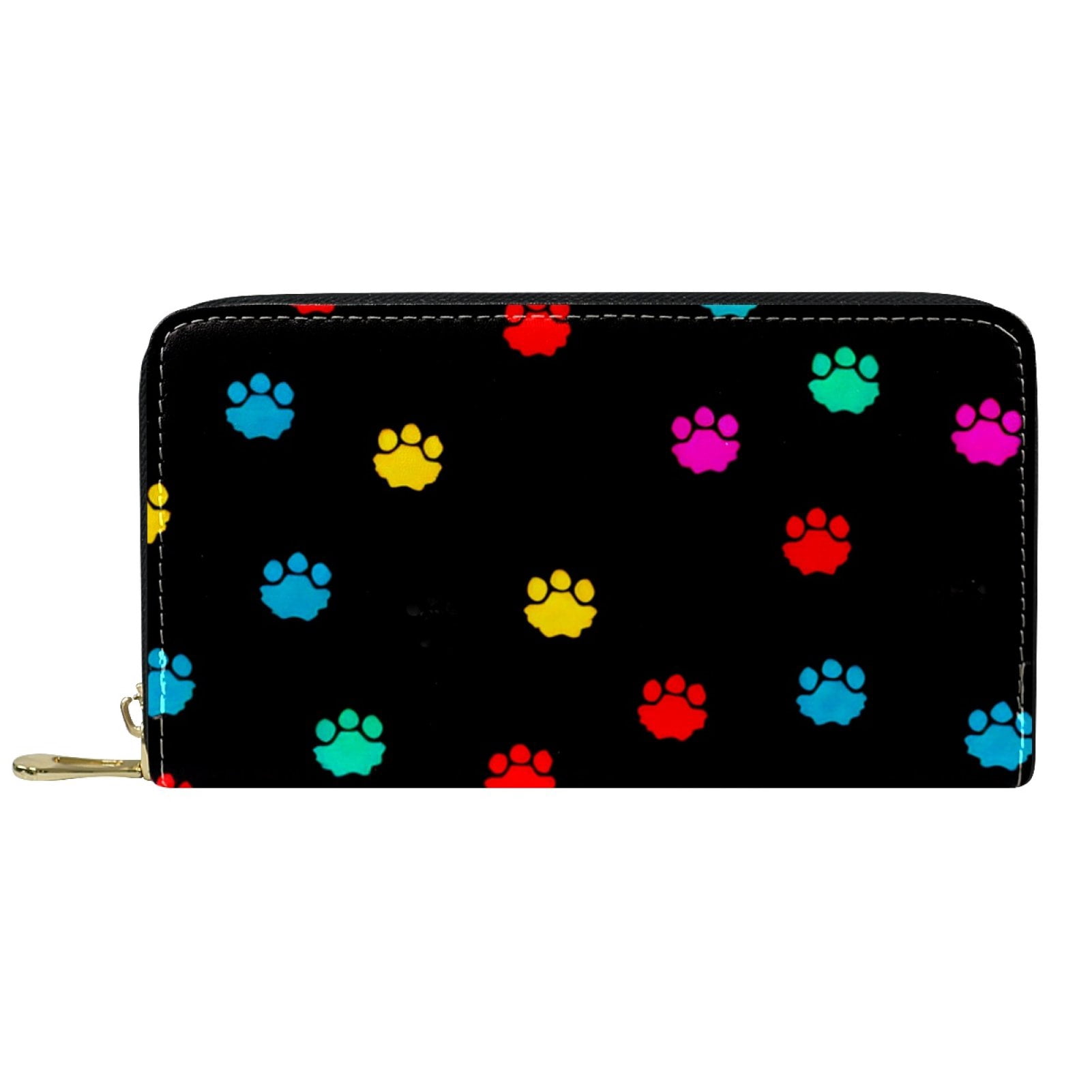 Ladies Leather Large Wallets with Zippeor for Women And Girls,Colorful ...