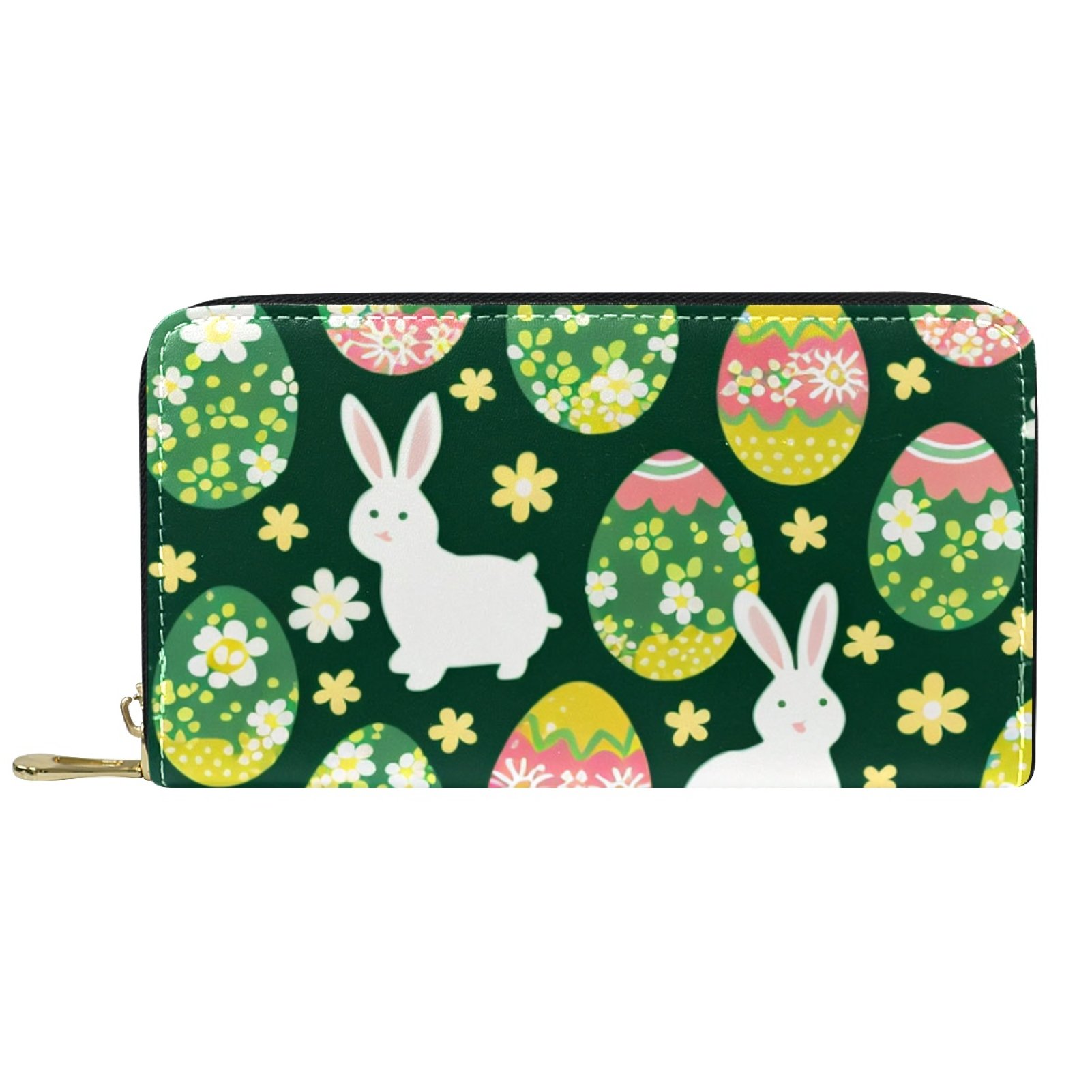 Ladies Leather Large Wallets with Zippeor for Women And Girls,Easter ...