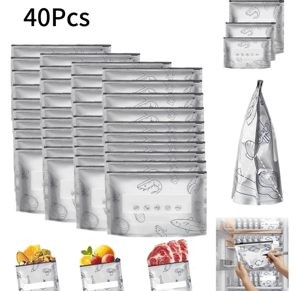 lajdalh Reusable Aluminum Foil Sealable Storage Bags, 2025 New ...