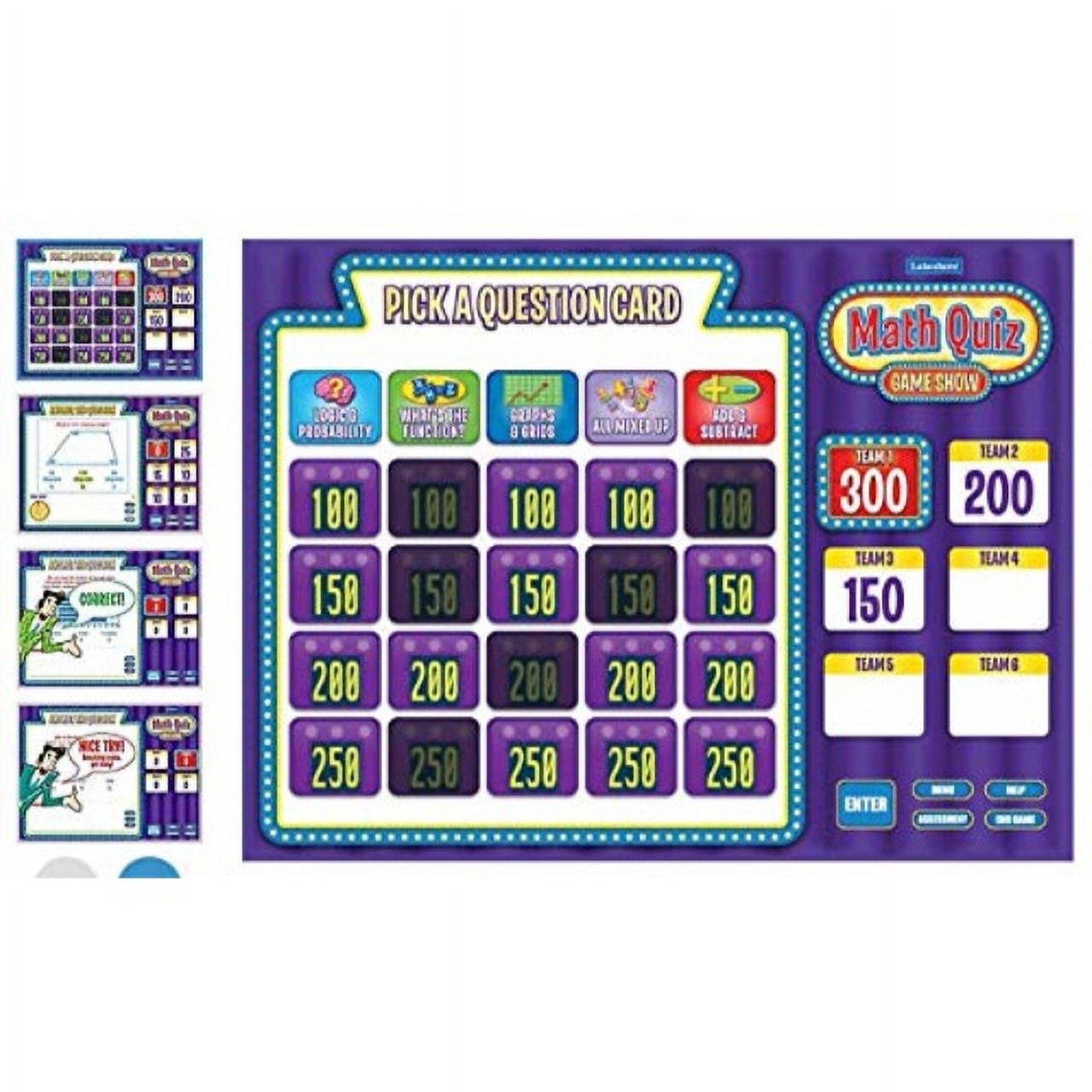 lakeshore math quiz game show - gr. 4-6 - single license cd-rom ...