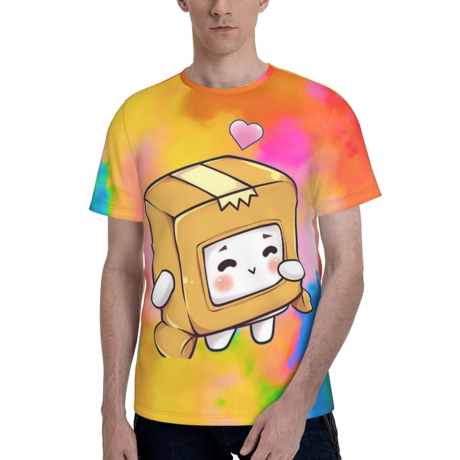 lan-ky-box Unisex Men's Women's Fashion T-Shirts Short Sleeve Sports ...