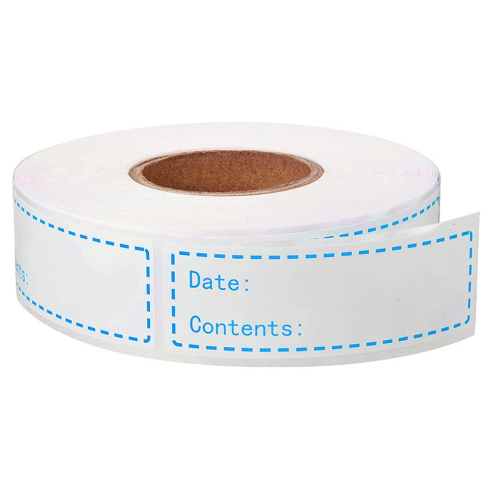 landege 1 Roll/ 500pcs Removable Freezer Labels, Storage Stickers ...