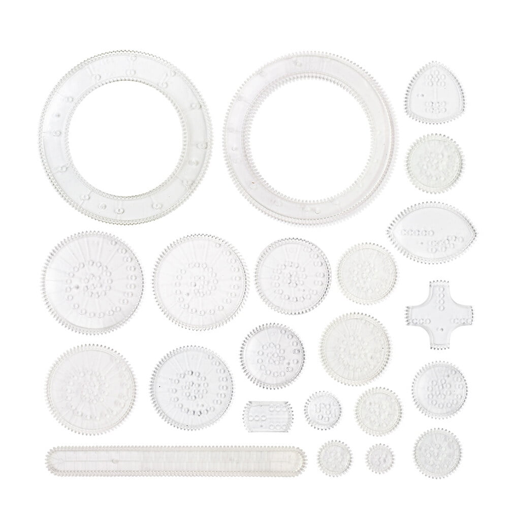 landege 1 Set 22pcs Art Drawing Template Ruler Drawing Ruler Set ...