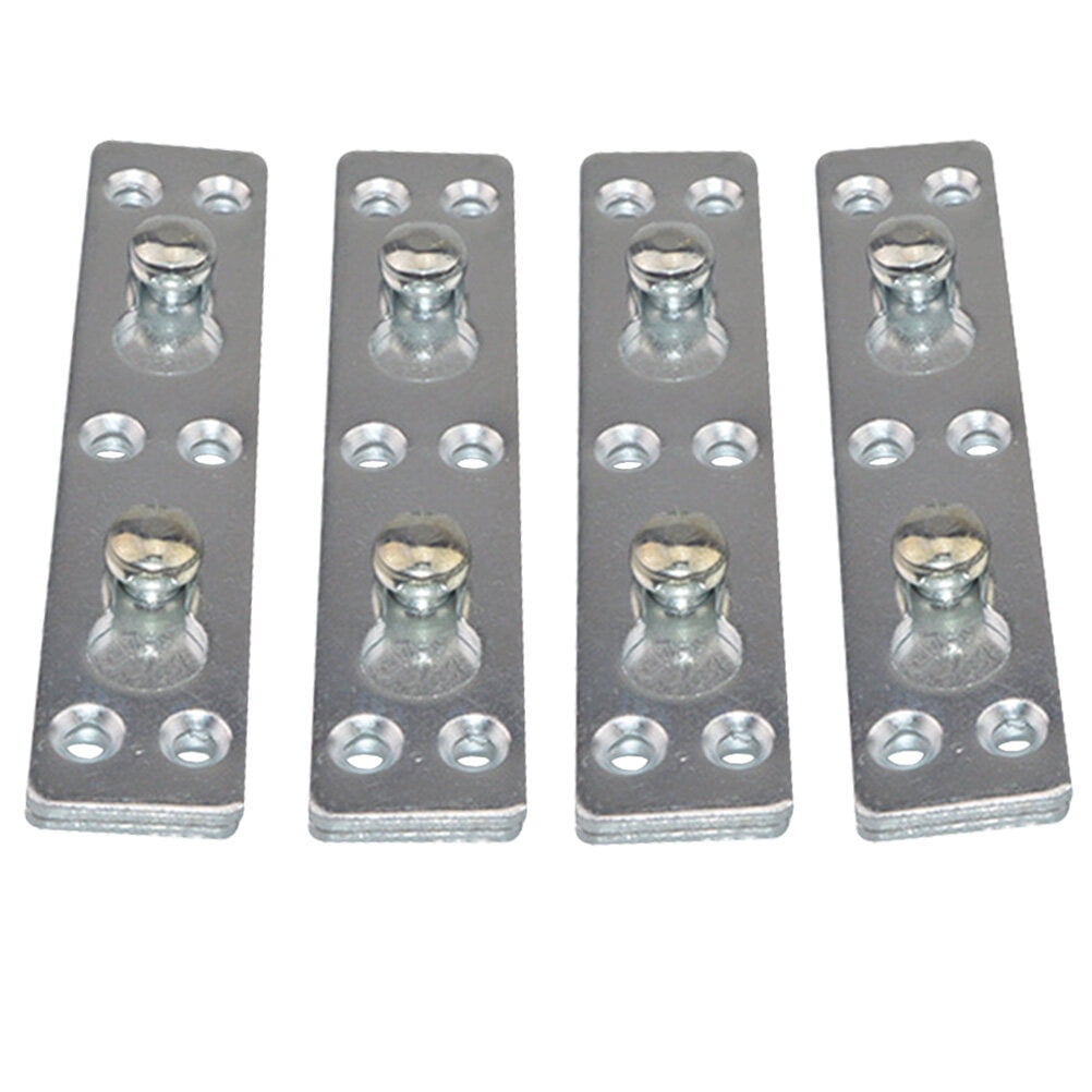 landege 1 Set 4pcs Bed Hinge Bed Bolt Thicken Bed Gemel Connecting ...