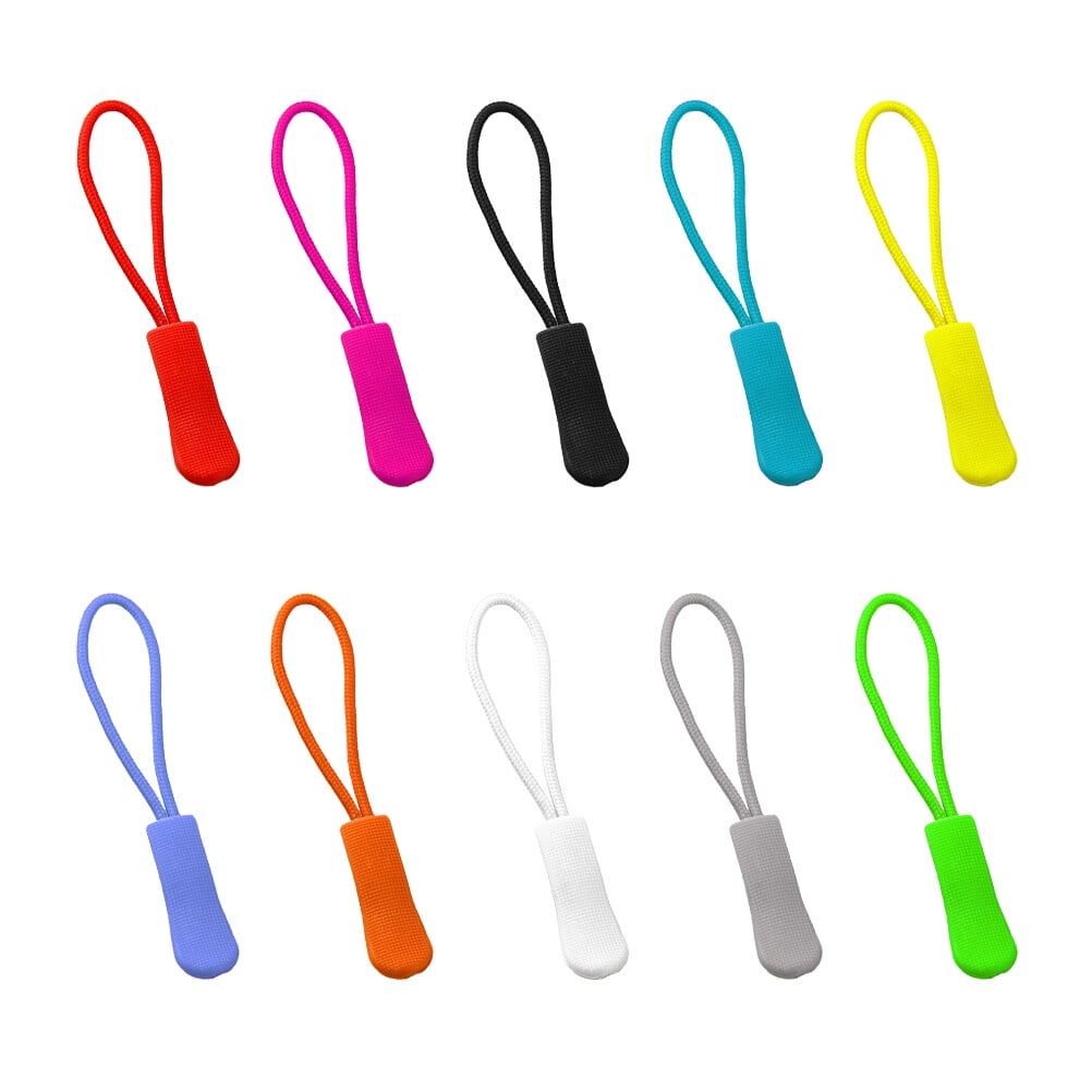 landege 100pcs Nylon Zipper Pulls String Replacement Sturdy Zip Cord ...