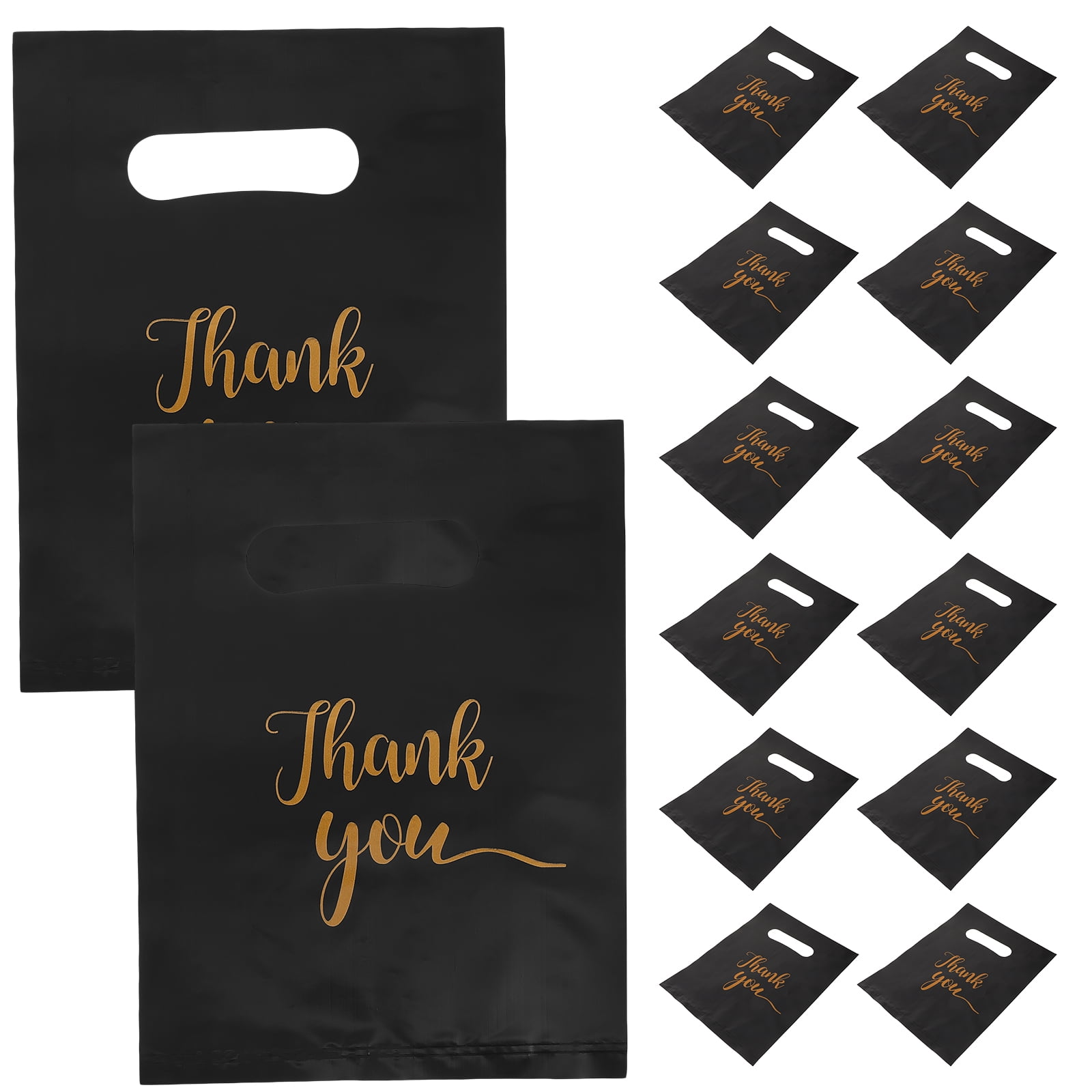 landege 100pcs Thank You Bag And Thank You Merchandise Bag With Small ...