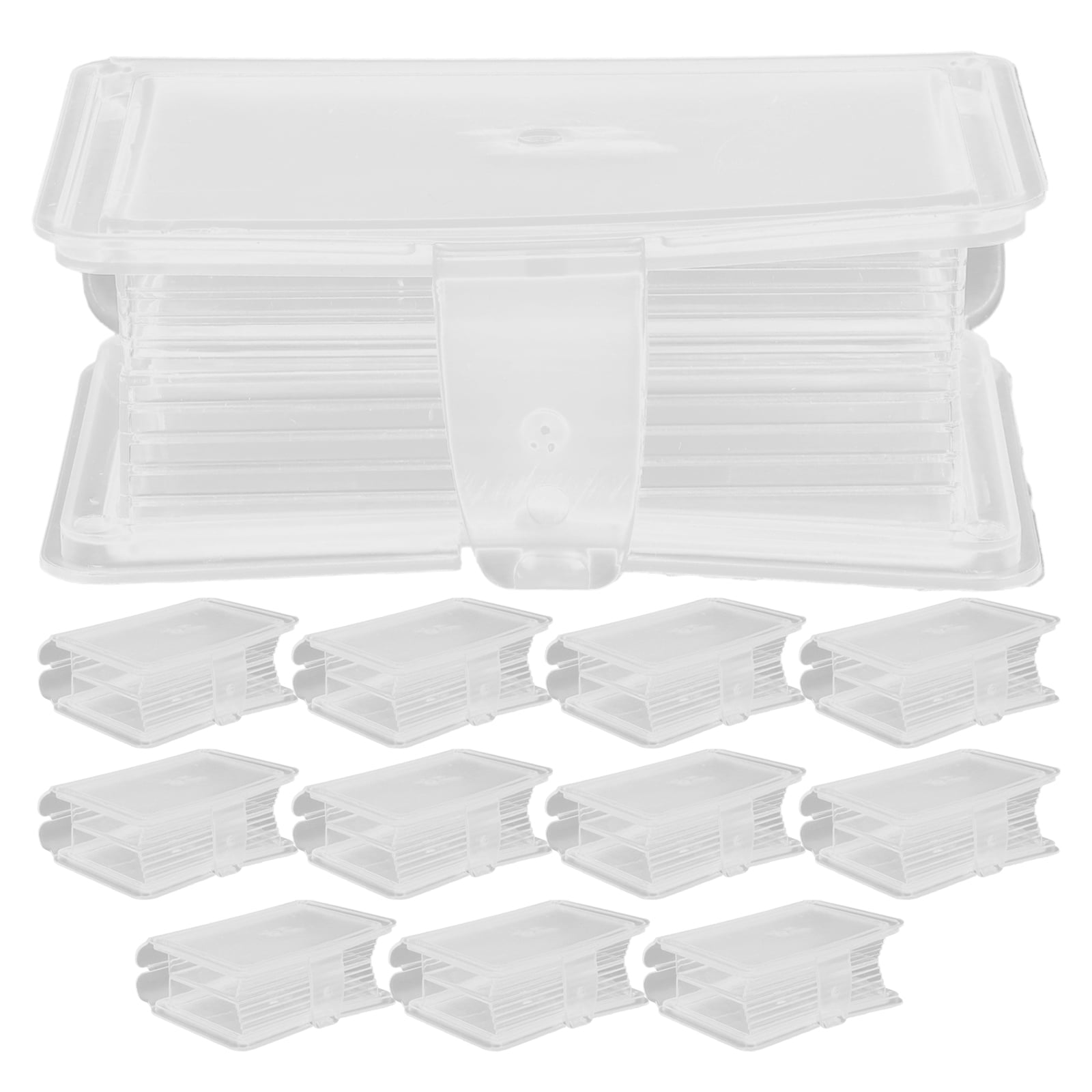 landege 12pcs Candy Box Small Trinkets Storage Case Clear Plastic Box ...