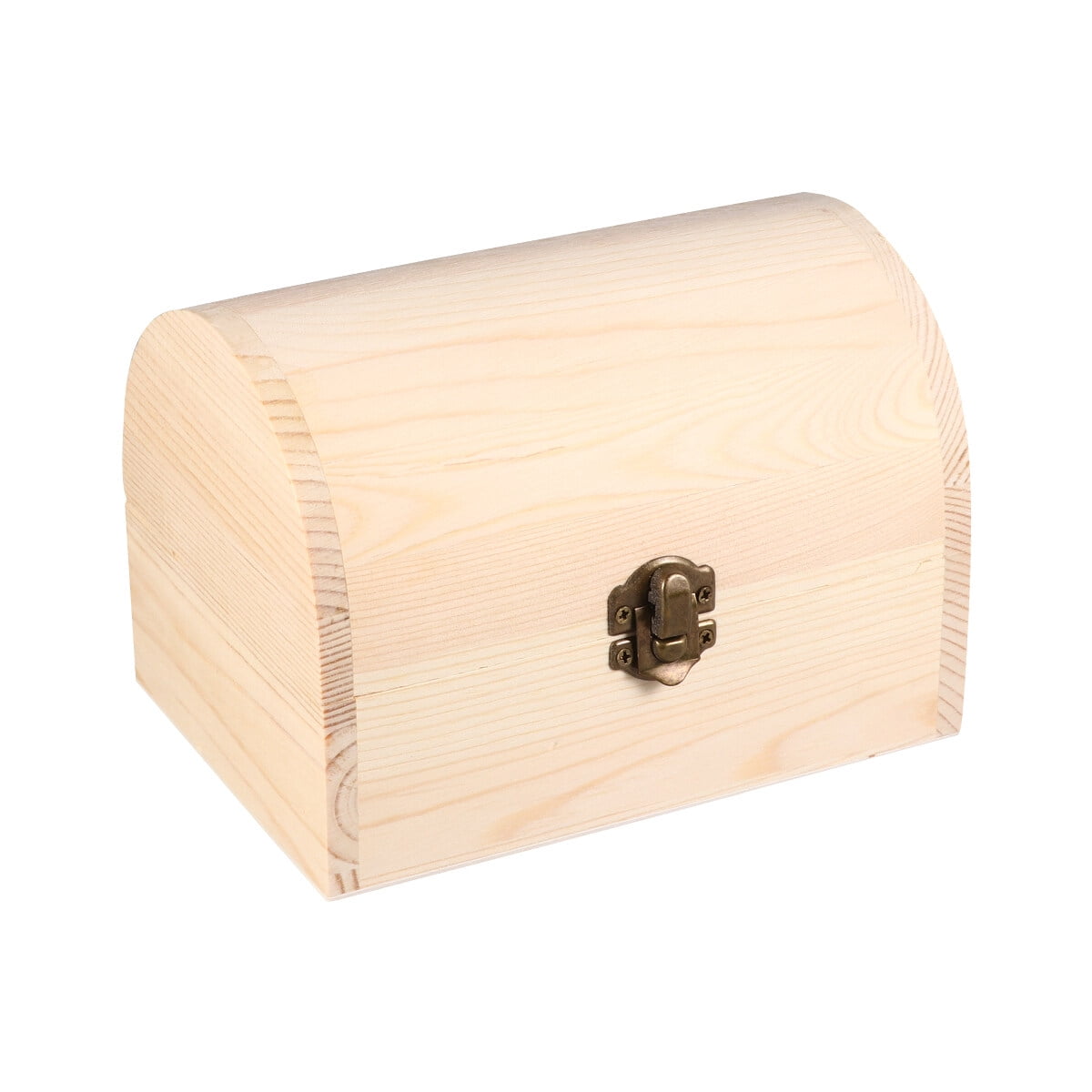 landege 12x8. 2CM Extra Large Unfinished Wood Box Wooden DIY Storage ...