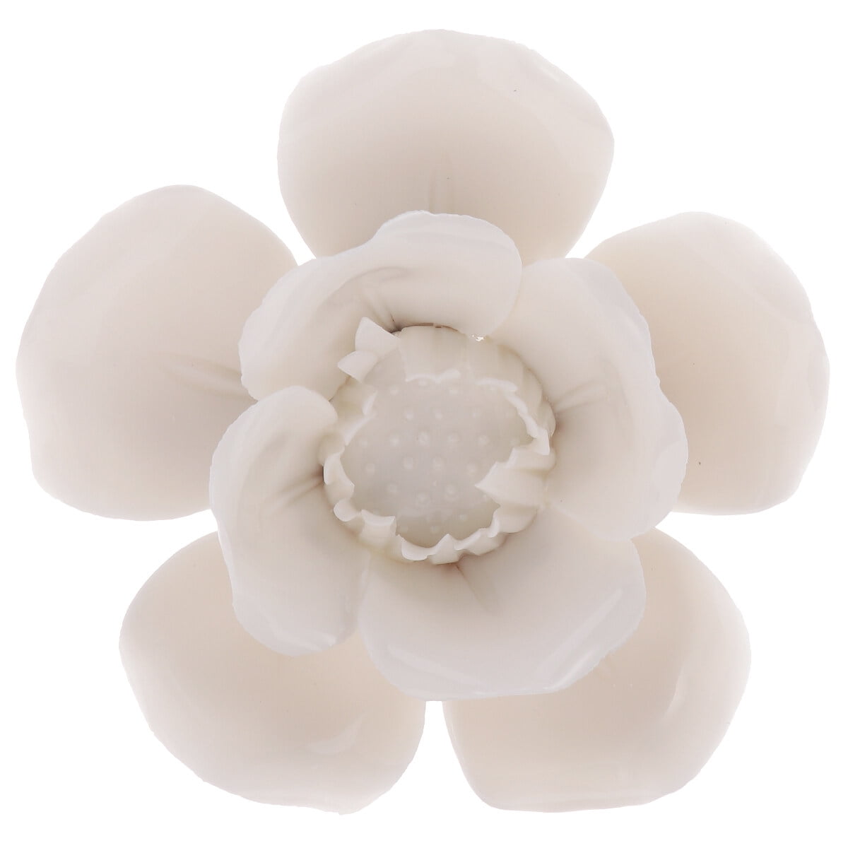 landege 1Pc Ceramic Flower Wall Ornament Rosa Multiflora Wall Decor ...