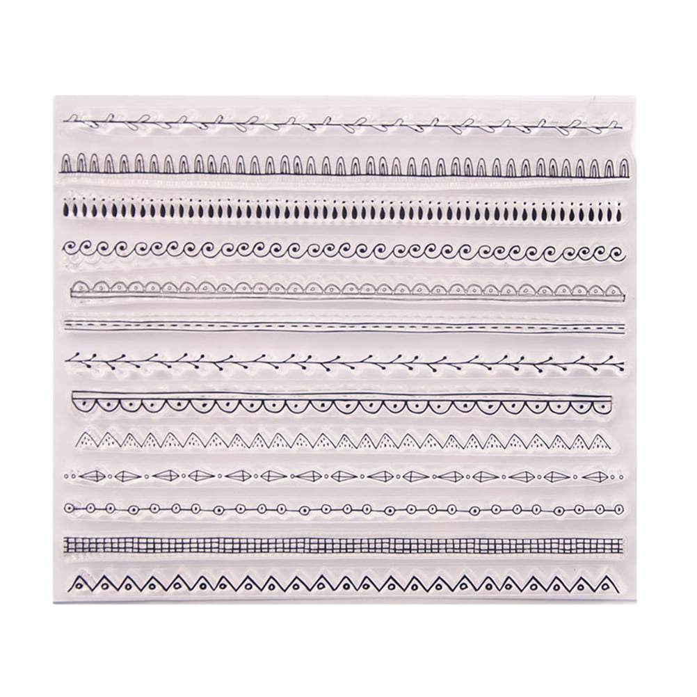 landege 1pc Clear Stamp Transparent Seal Stamps Reusable Transparent ...