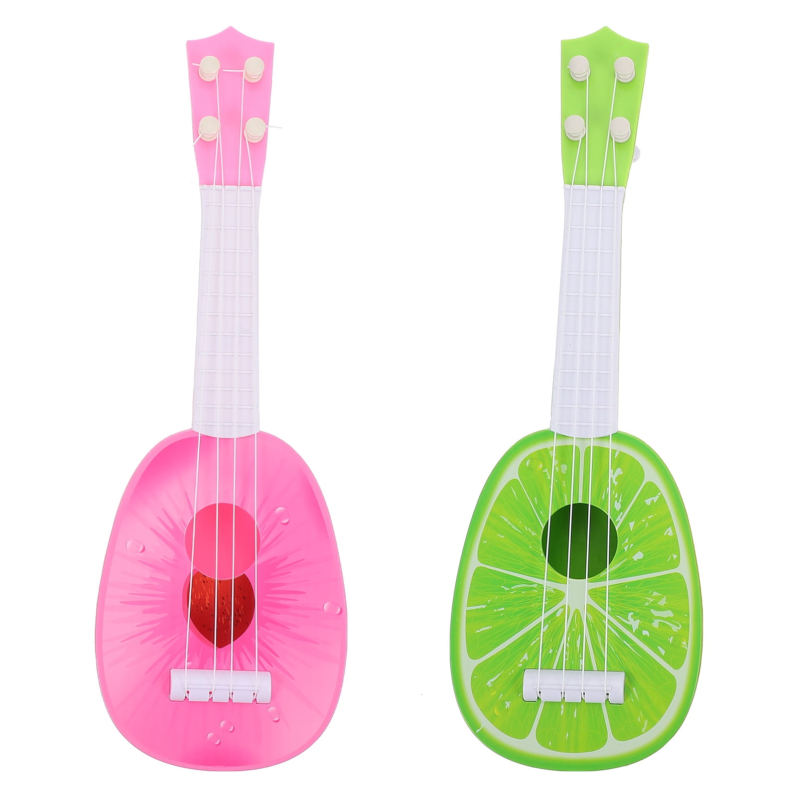 landege 2Pcs Strings Instruments Kid's Ukulele Toys Mini Guitars ...