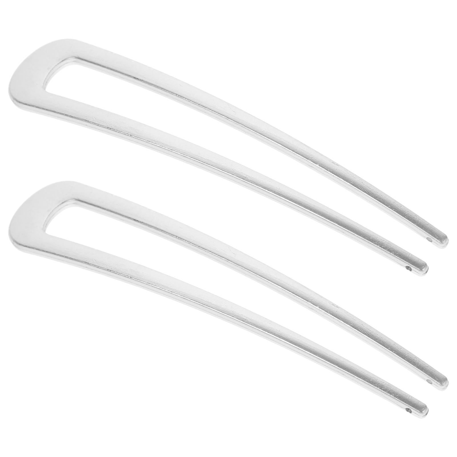landege 2pcs Elegant Metal U-Shaped Hair Pins for Buns Stylish Hair ...