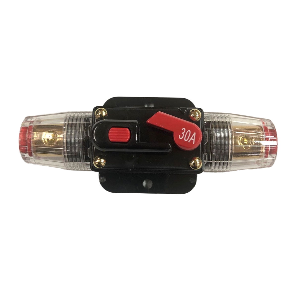 landege 30A Auto Car Stereo Fuse Holders Inline Reset Fuse Inverter for ...