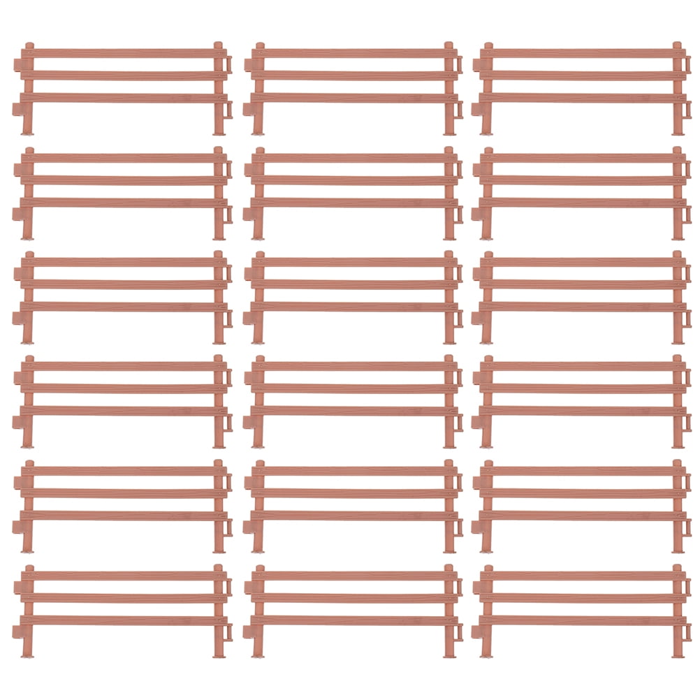 landege 30pcs Small Fence Picket Fence Sand Table Fencing Barrier ...