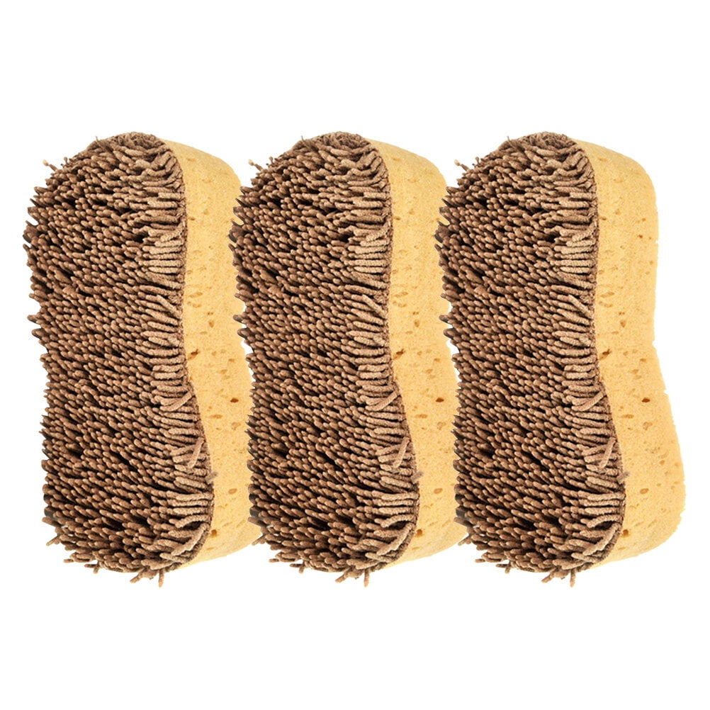 landege 3pcs 8-shaped Plush Sponges Cleaning Scrubber Handy ...