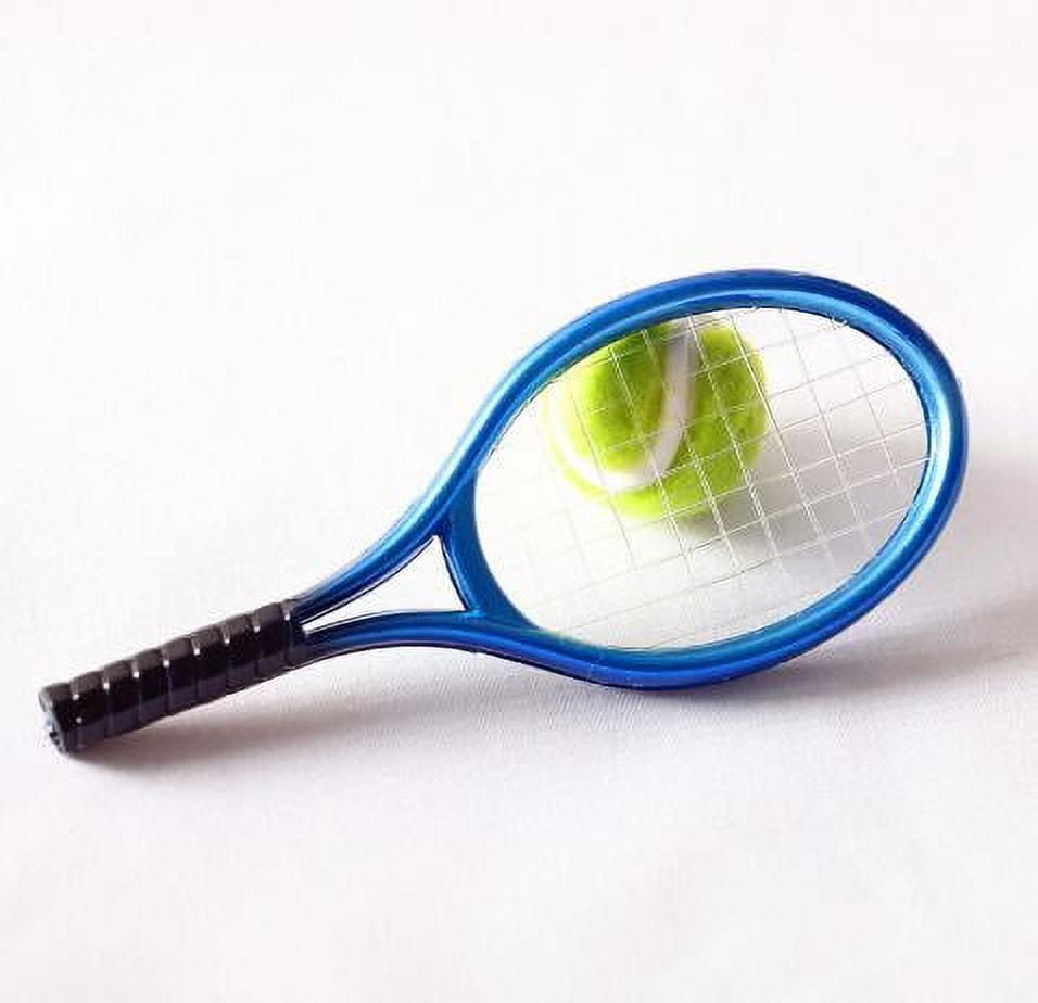 landege 4 Sets Mini Tennis Racket And Balls Miniature Tennis Kit Tennis ...