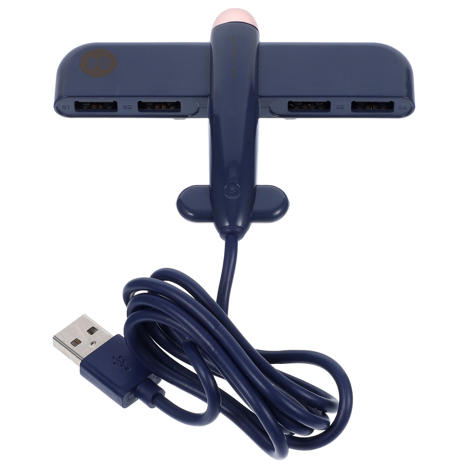 landege 4 USB 2.0 1 to 4 Creative Airplane Design Multi-function ...