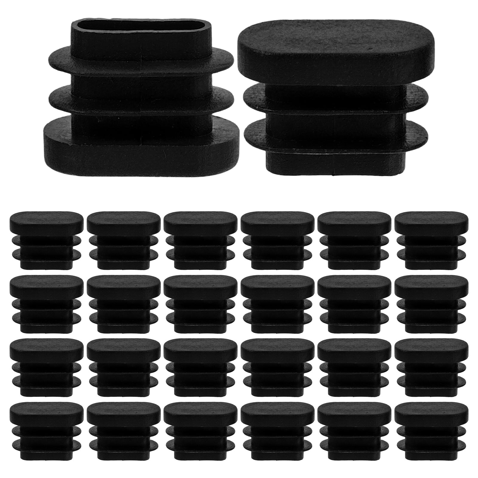 Landege 40pcs Oval Chair Leg Caps Furniture Feet Protectors for Desk ...