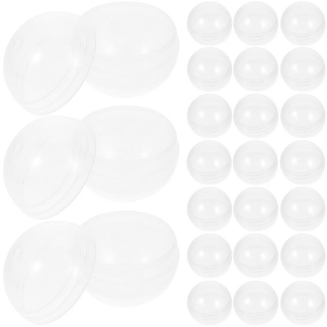 landege 40pcs Round Fillable Balls Multi-function Plastic Balls ...