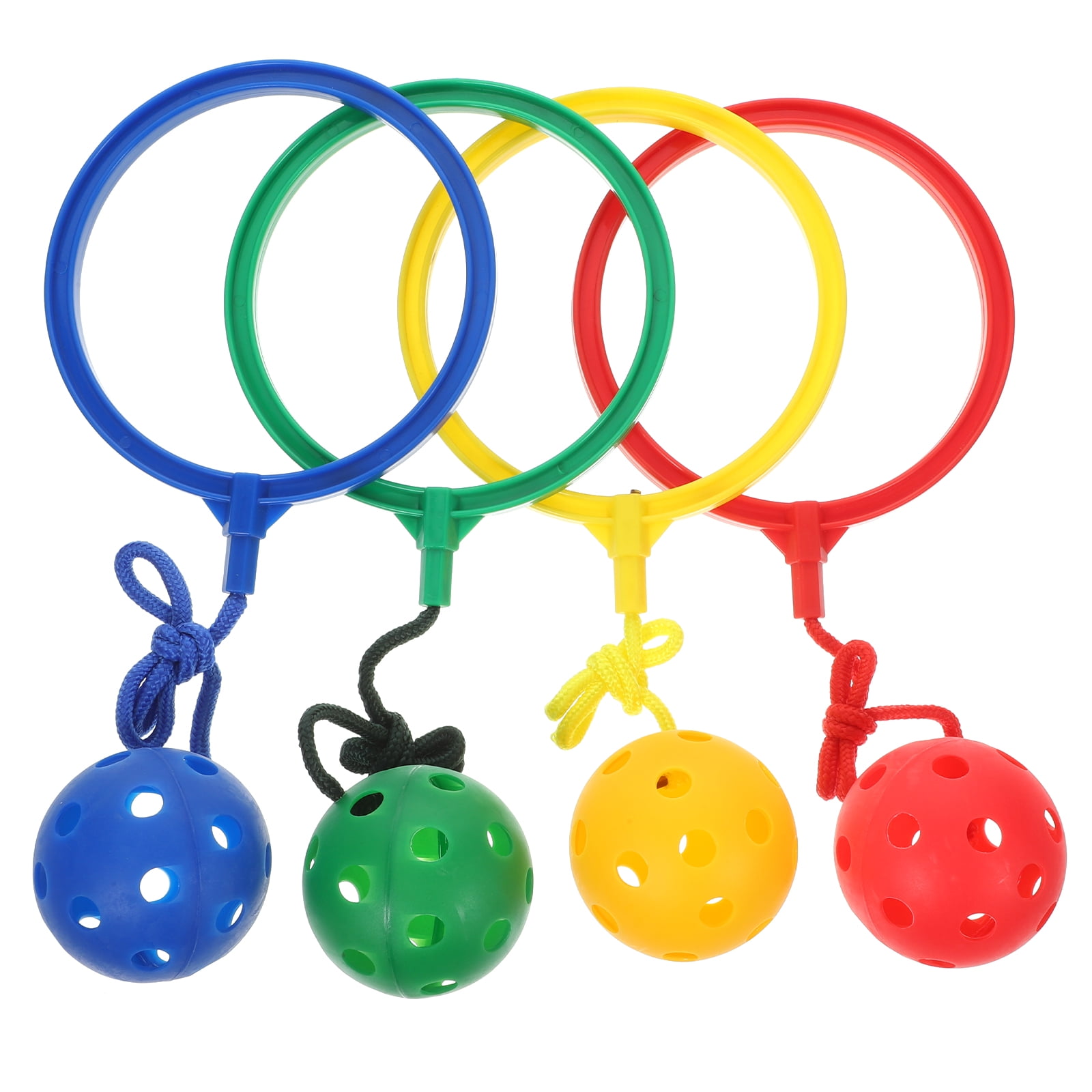 landege 4pcs Jumping Ball Child-parent Fitness One Leg Kicking Ball ...