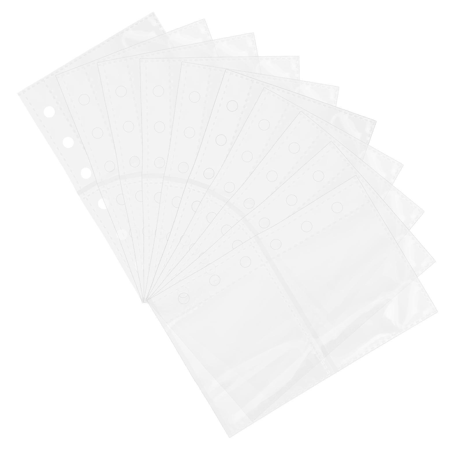 landege 50pcs Card Sleeves Binder Sheets Card Binder Sheets Card Album ...