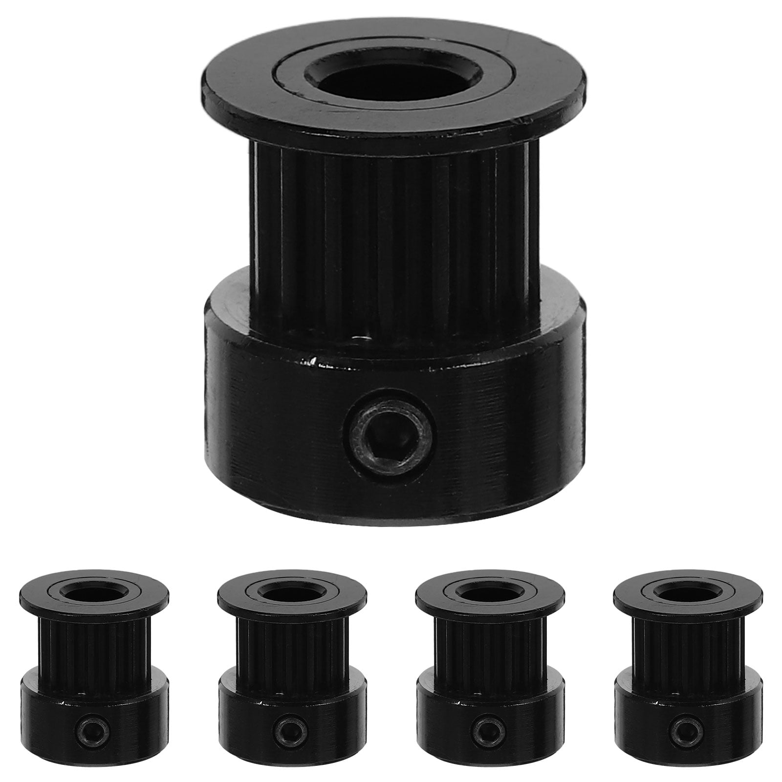 Set of 5 High Pulleys for 3D Printer Belts, 6mm Width, 5mm Bore, 14mm ...