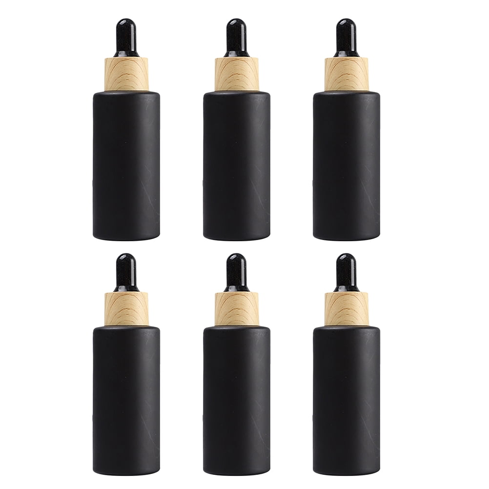 Landege Set of 6 Refillable 50ml Glass Dropper Bottles for Essential ...