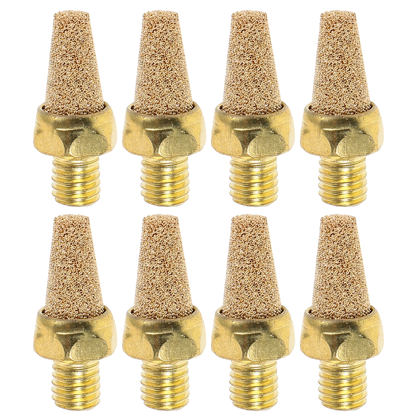 landege 8pcs Air Compressor Muffler Air Line Fitting Pneumatic Muffler ...